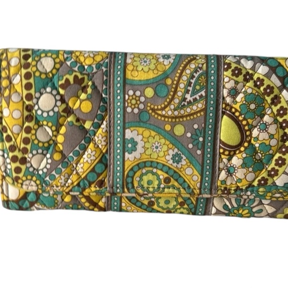 Vera Bradley | Bags | Vera Bradly Quilted Yellow Trifold Wallet Nwot | Poshmark